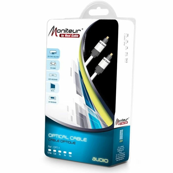 Real Cable OPT-1 1.5m Кабель оптический Toslink - Toslink