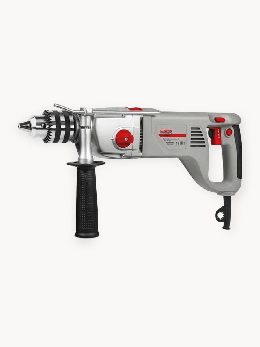 Ударная дрель Crown CT10120 с твердосплавным покрытием