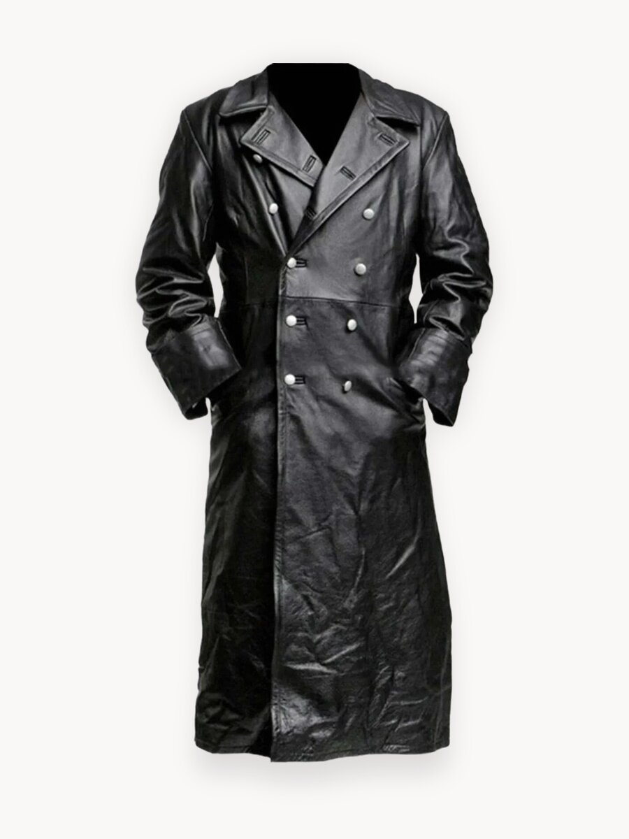 Мужская военная куртка из искусственной кожи XXL