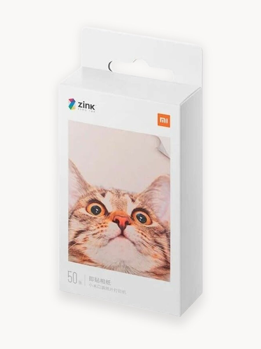 Цветная фотобумага для принтера Xiaomi Mijia ZINK AR, 50 листов