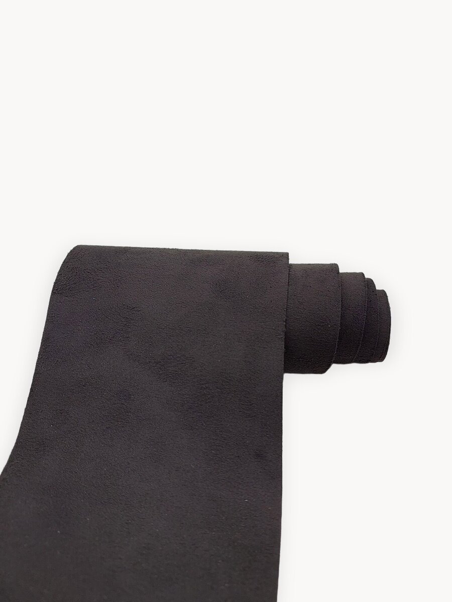 Алькантара самоклеющаяся для авто , мебели, декора, рукоделия ,10х150 см , черная