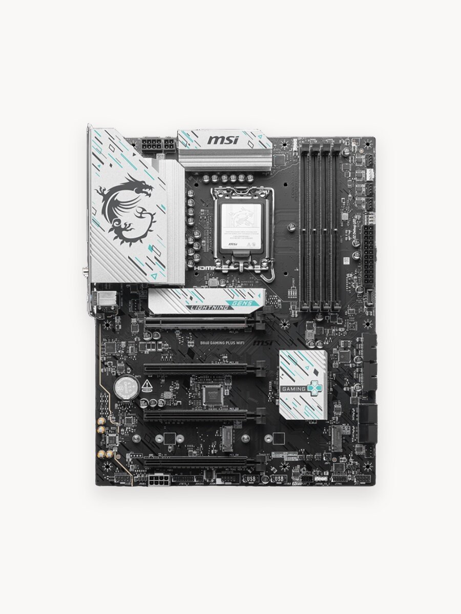 Материнская плата MSI B860 S1851 ATX LGA1851 GAMING PLUS WIFI.