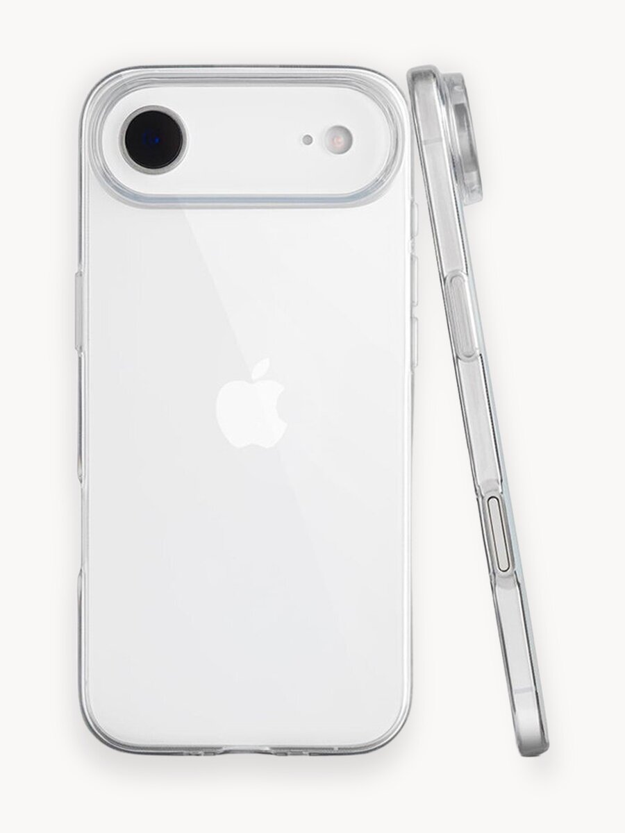 Чехол, для iPhone Air, прозрачный, силиконовый, ультратонкий, Без MagSafe