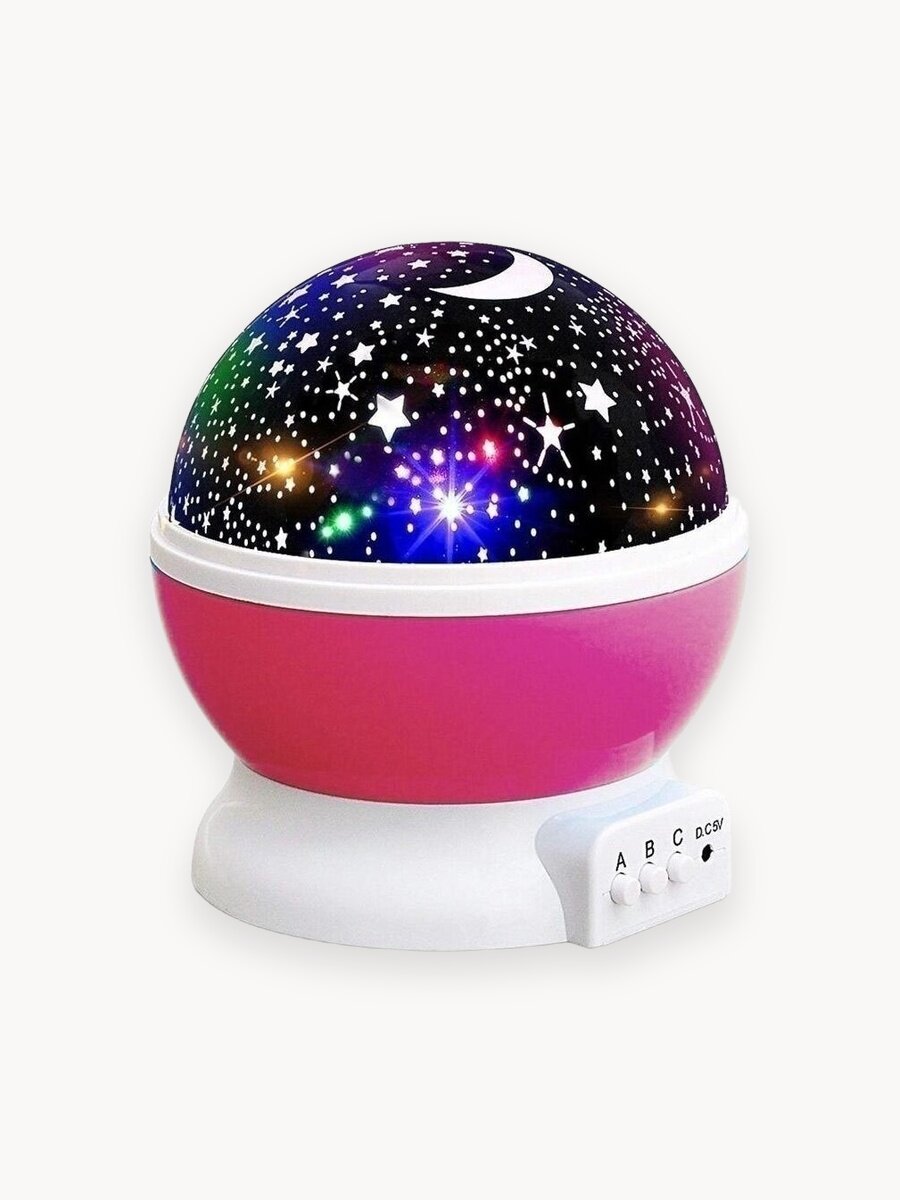 Ночник-проектор "Звездное небо" для детской на потолок звездочки калейдоскоп star master