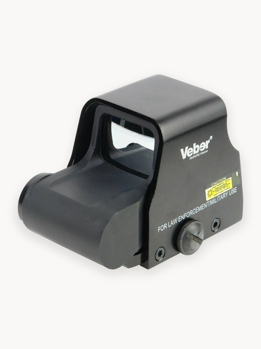 Прицел коллиматорный Veber RM132RG Weaver, закрытого типа, прицельная марка точка в круге, цвет красный/зеленый