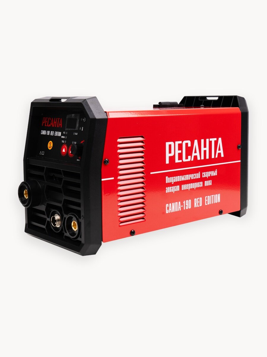 Сварочный полуавтомат без газа, Ресанта САИПА-190 Red Edition, MMA, TIG, FLUX