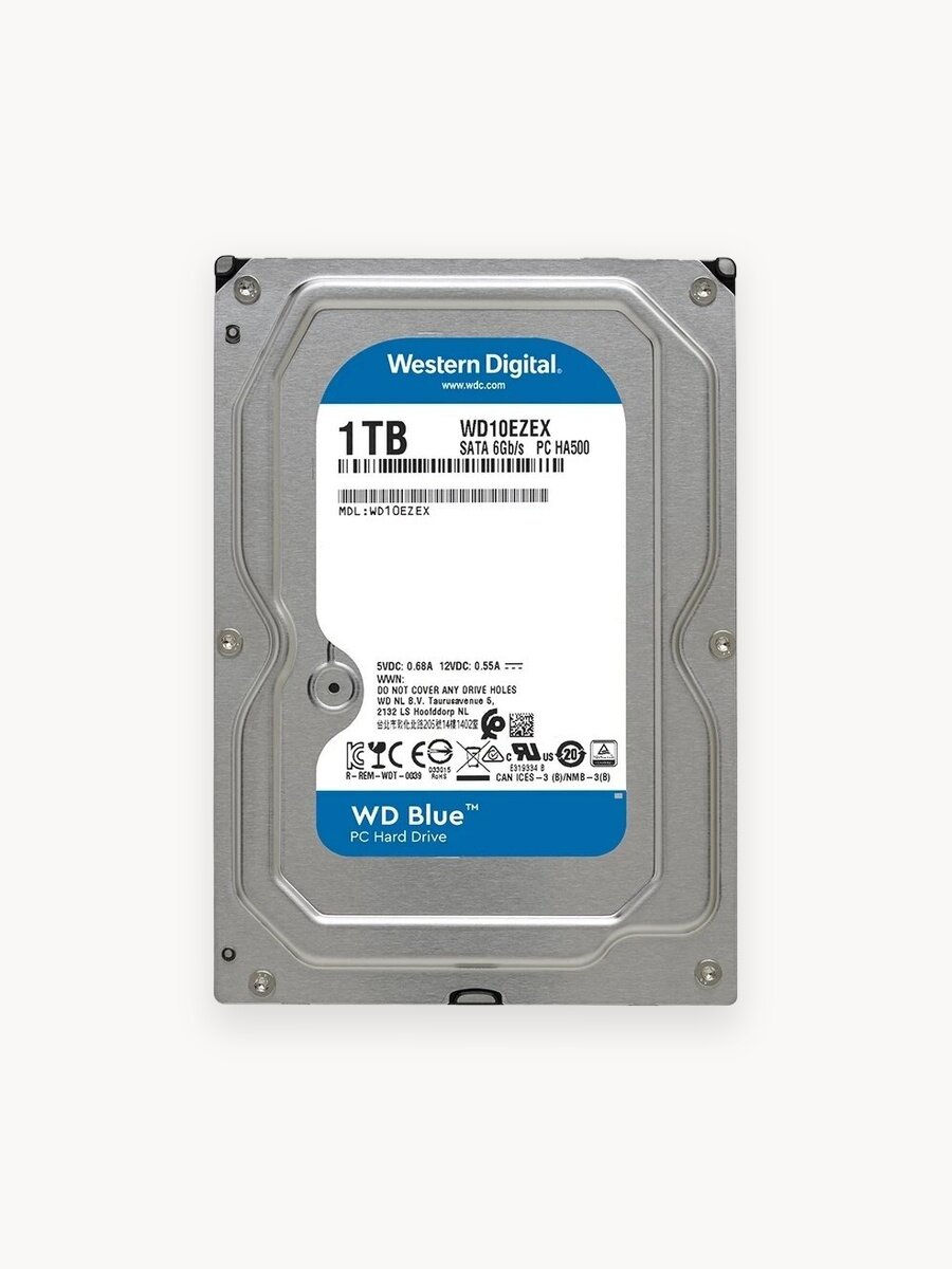 Жесткий диск Western Digital WD Blue Desktop 4 ТБ WD40EZAZ
