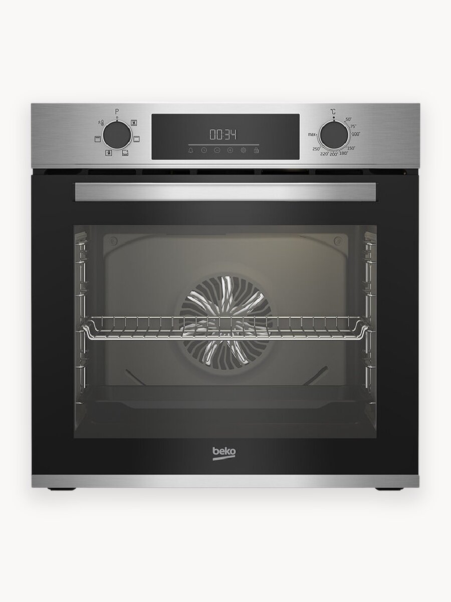 Духовой шкаф BEKO BBIE12300XC, электрический, объем 72 литра, цвет нержавеющая сталь