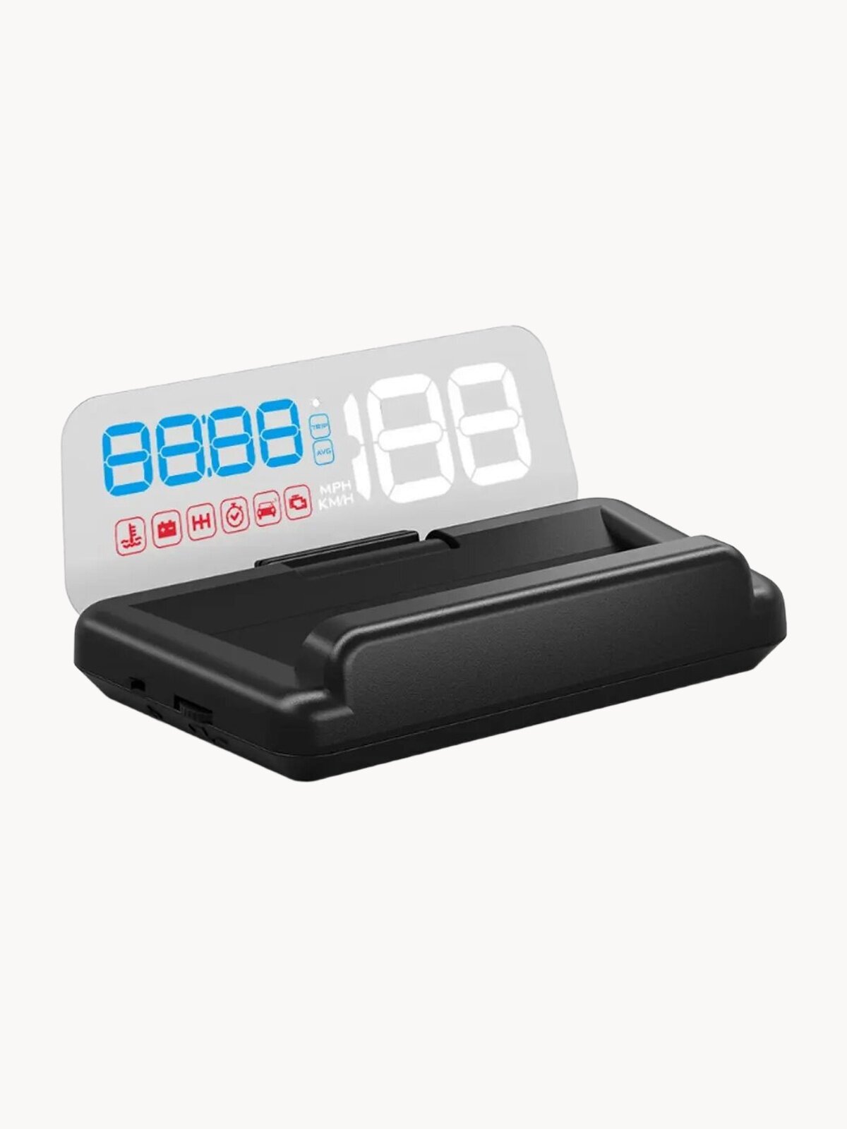 C500 Auto OBD2 HUD Проекционный дисплей OBD Лобовое стекло Автомобильный спидометр Проектор Цифровые аксессуары Скорость автомобиля Проектор KM/H MPH