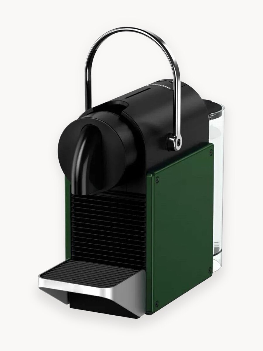 Кофемашина Nespresso Pixie C62, капсульная, давление 19 Бар, зелёная
