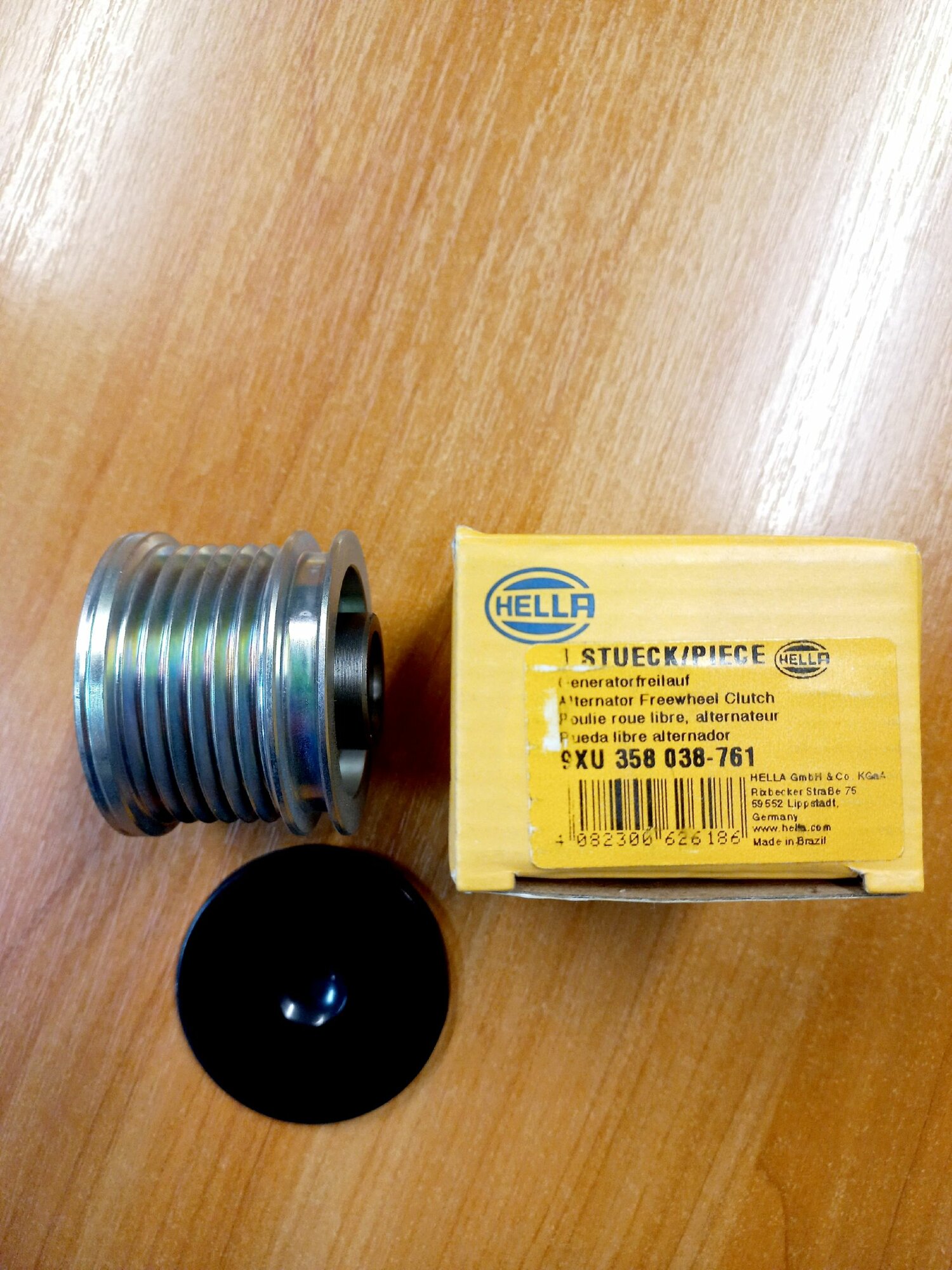Шкив генератора 9XU358038-761 Hella