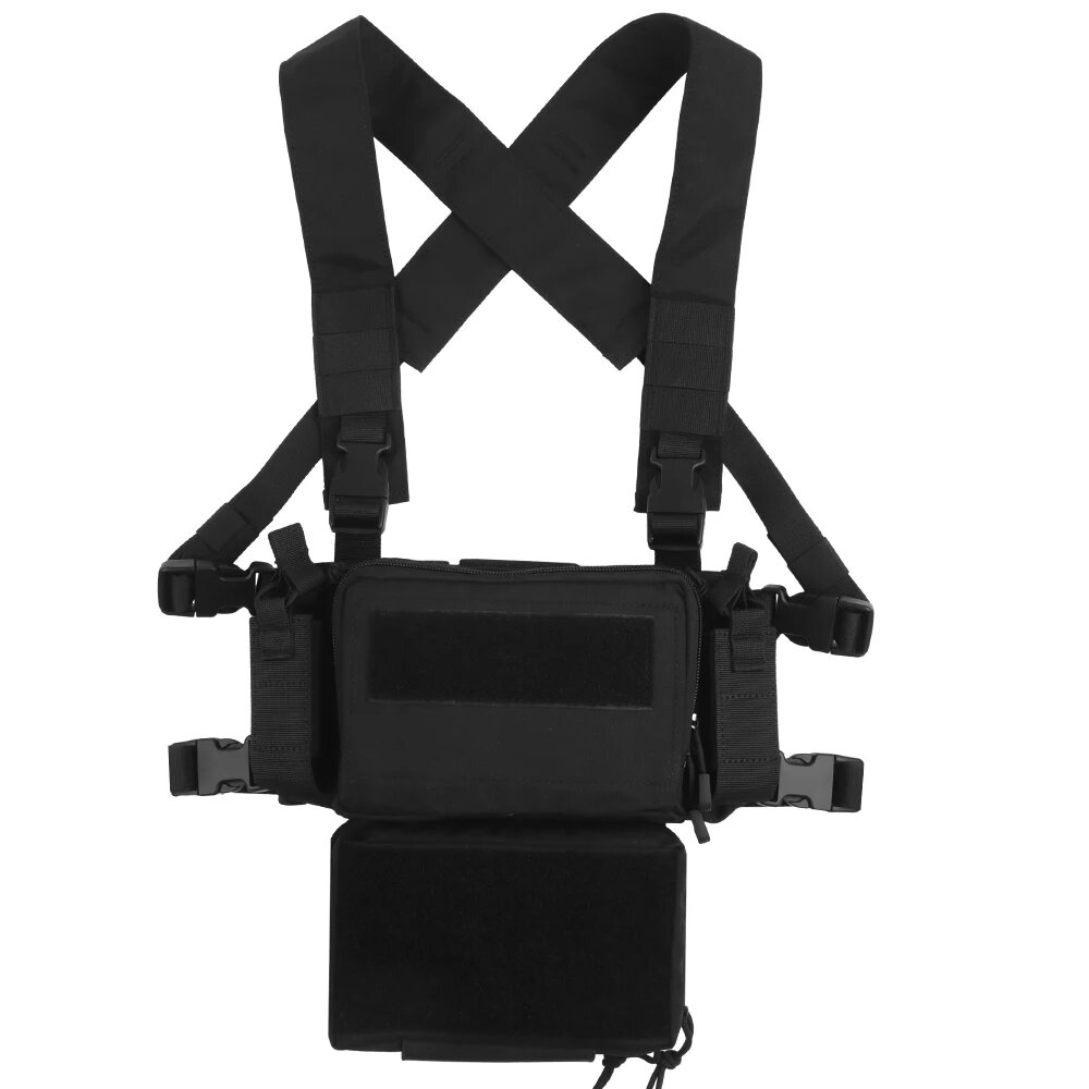 Тактический жилет YTYIN D3CRM Cordura черного цвета VE-87-SET-01 BLK