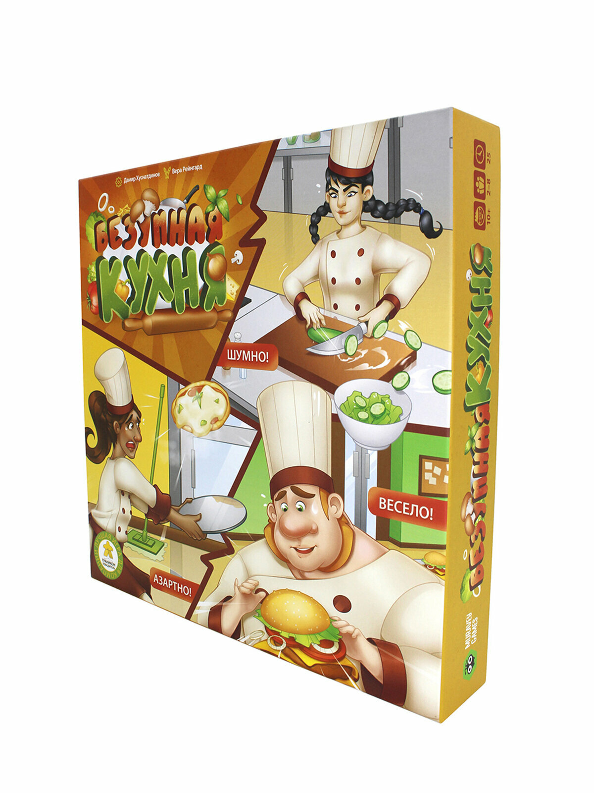 Настольная игра карточная семейная Muravey Games Безумная кухня