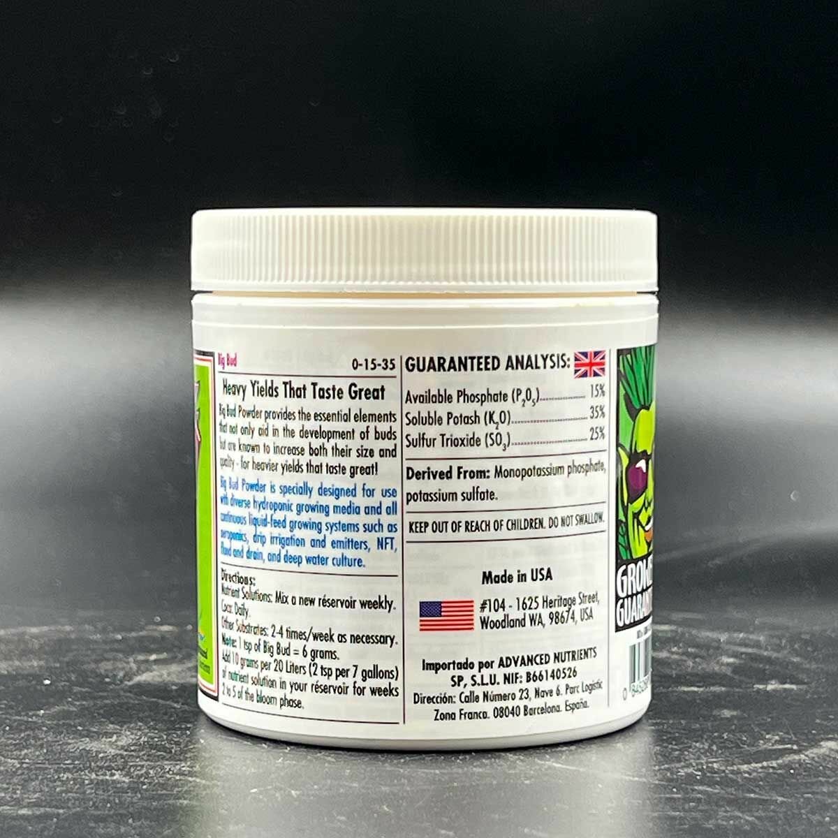 Стимулятор цветения Advanced Nutrients Big Bud Powder 130 гр — фото 1
