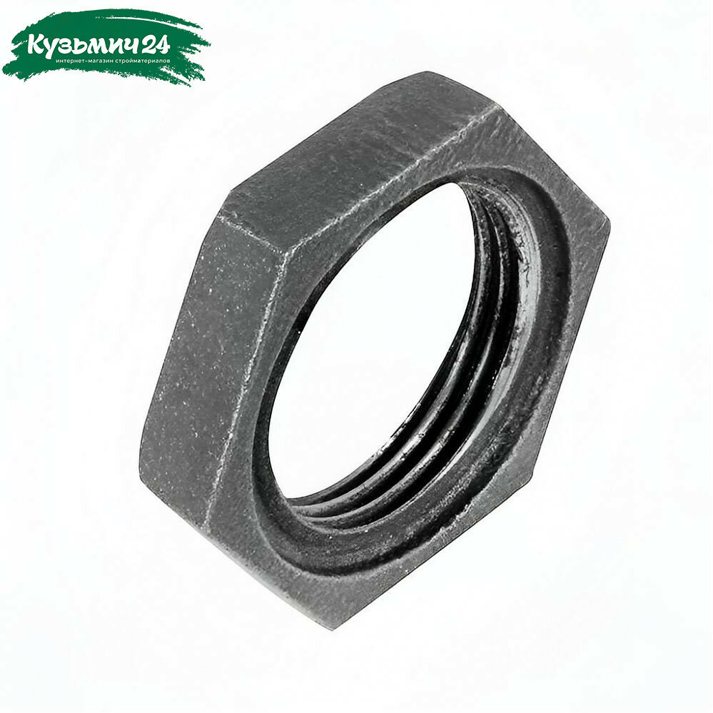 Контргайка резьбовая Dy=50 2", 25 бар, 212100315, черная, чугун