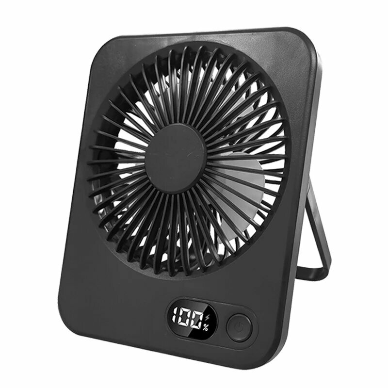 Портативный вентилятор Black, 5 скоростей, USB