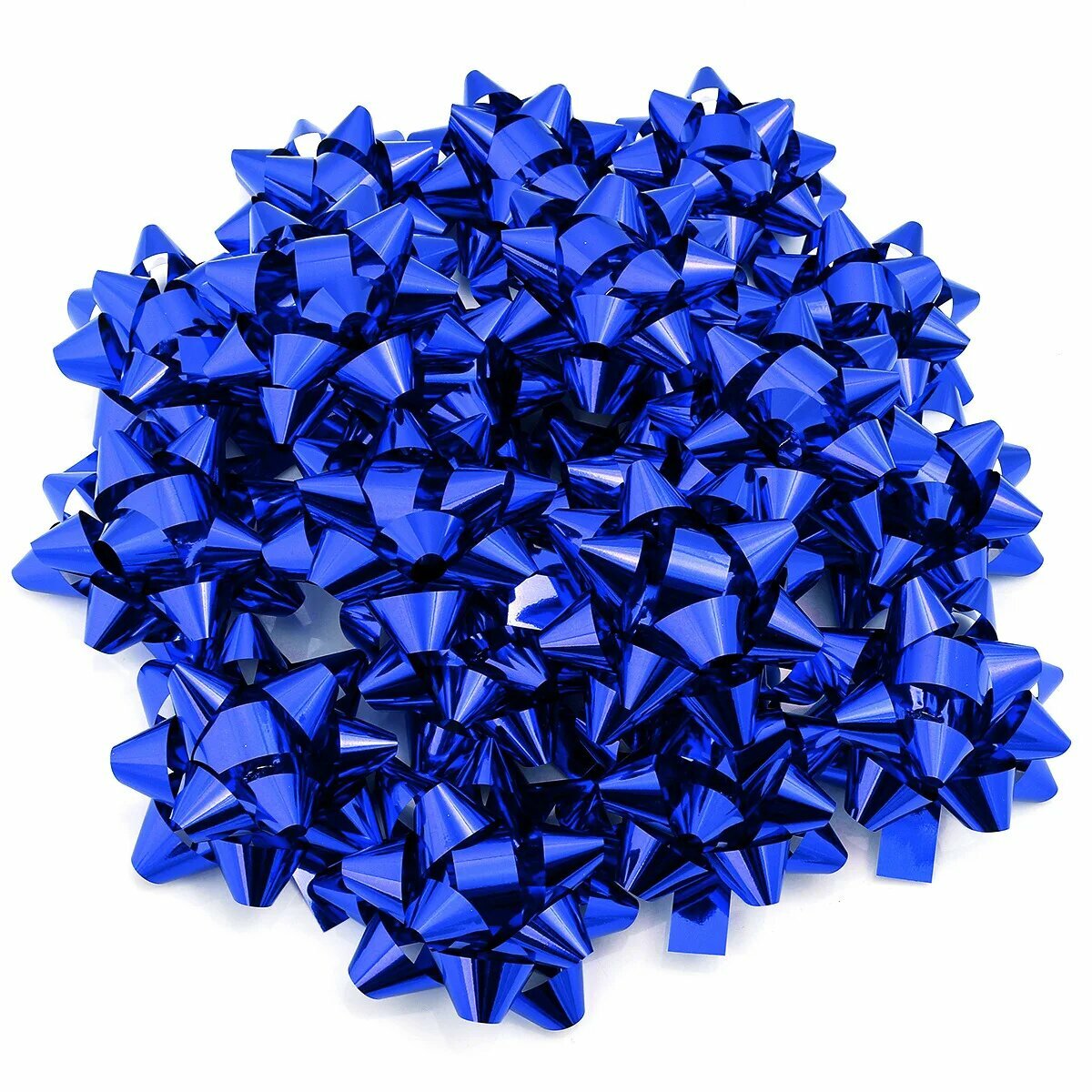 Миниатюрные звездочки из алюминиевой фольги Синий, 20 pcs, Синий