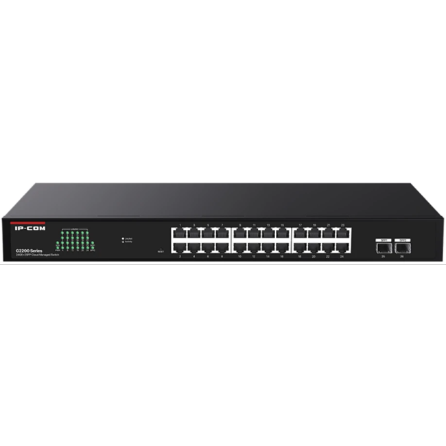G2226F IP-COM G2226F Коммутатор управляемый, 24x1 Гбит/с, SFP 2x1 Гбит/с