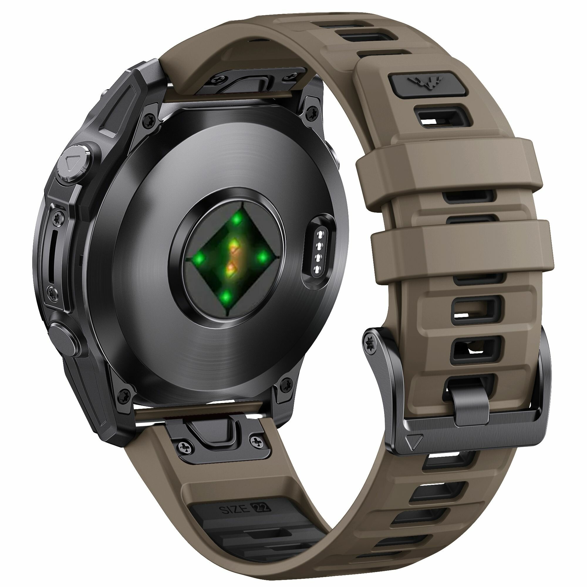 Ремешок Garmin 26 мм силиконовый, для часов Garmin Fenix, Epix Pro, Tactix, Enduro для Fenix 8-51 мм