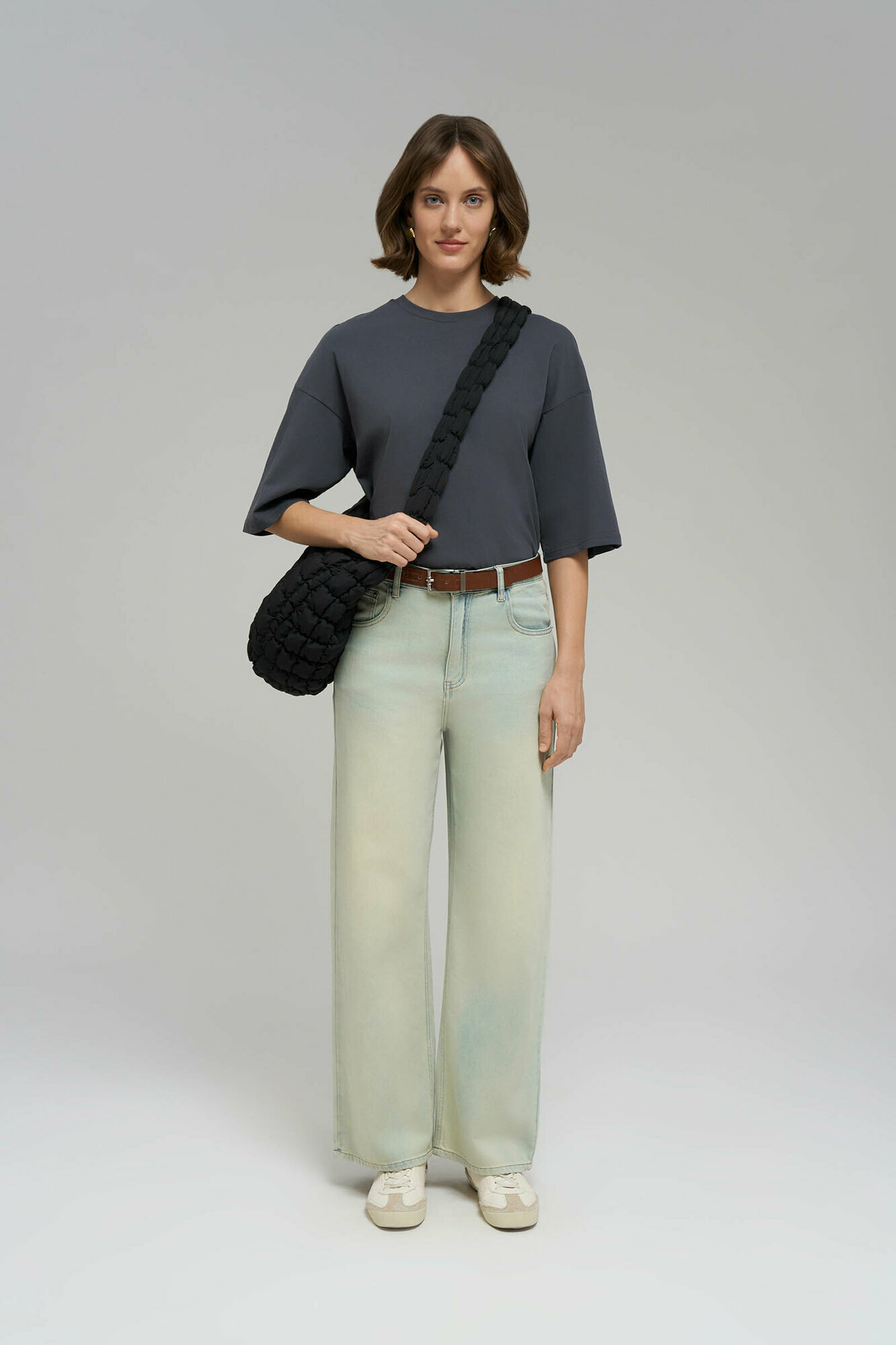 Футболка унисекс из хлопка оверсайз силуэта