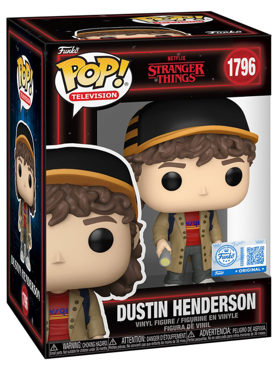 Фигурка Funko POP! Television. Stranger Things S5: Dustin Henderson (Exc) (1796)