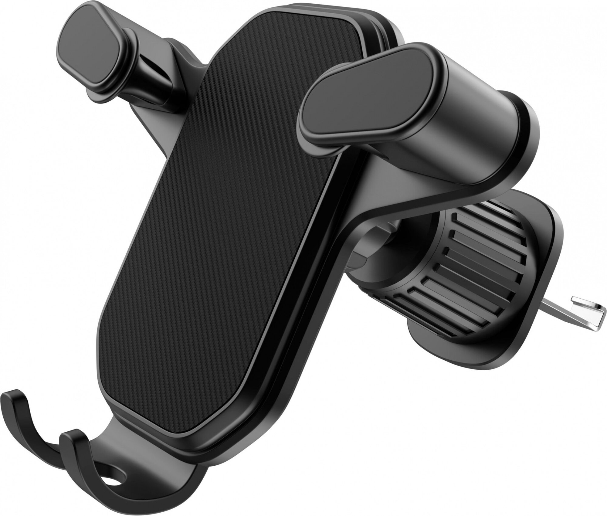 Держатель для смартфона Wiiix HT-411V17-GRAV-B, крепление на решетку вентиляции