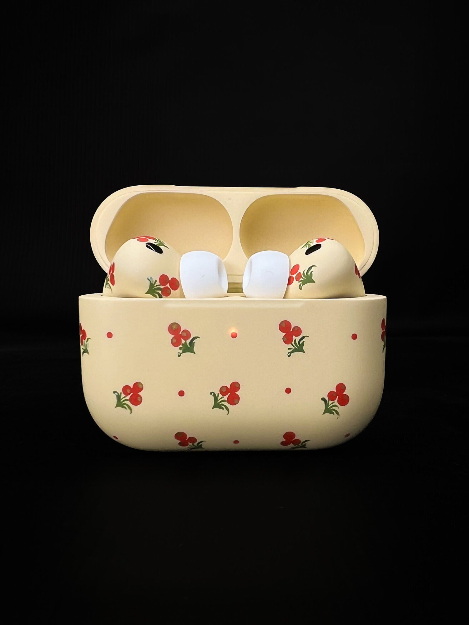 Наушники AirPods Pro 3 (ANC, MagSafe) "Custom Хохлома&Гжель" #01