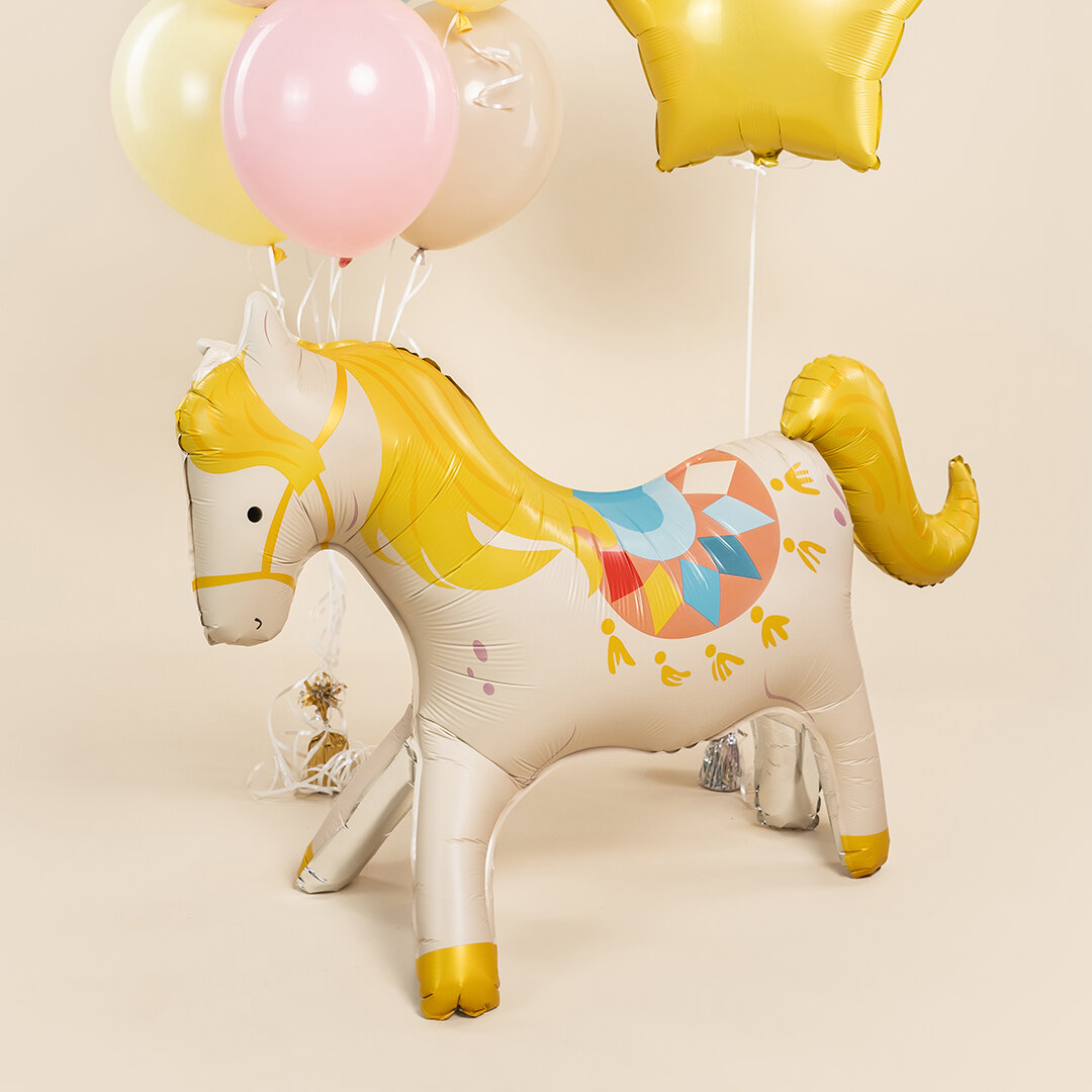 Шар воздушный Falali 3D, Фигура, Цирк, Любимая лошадка, 117 см