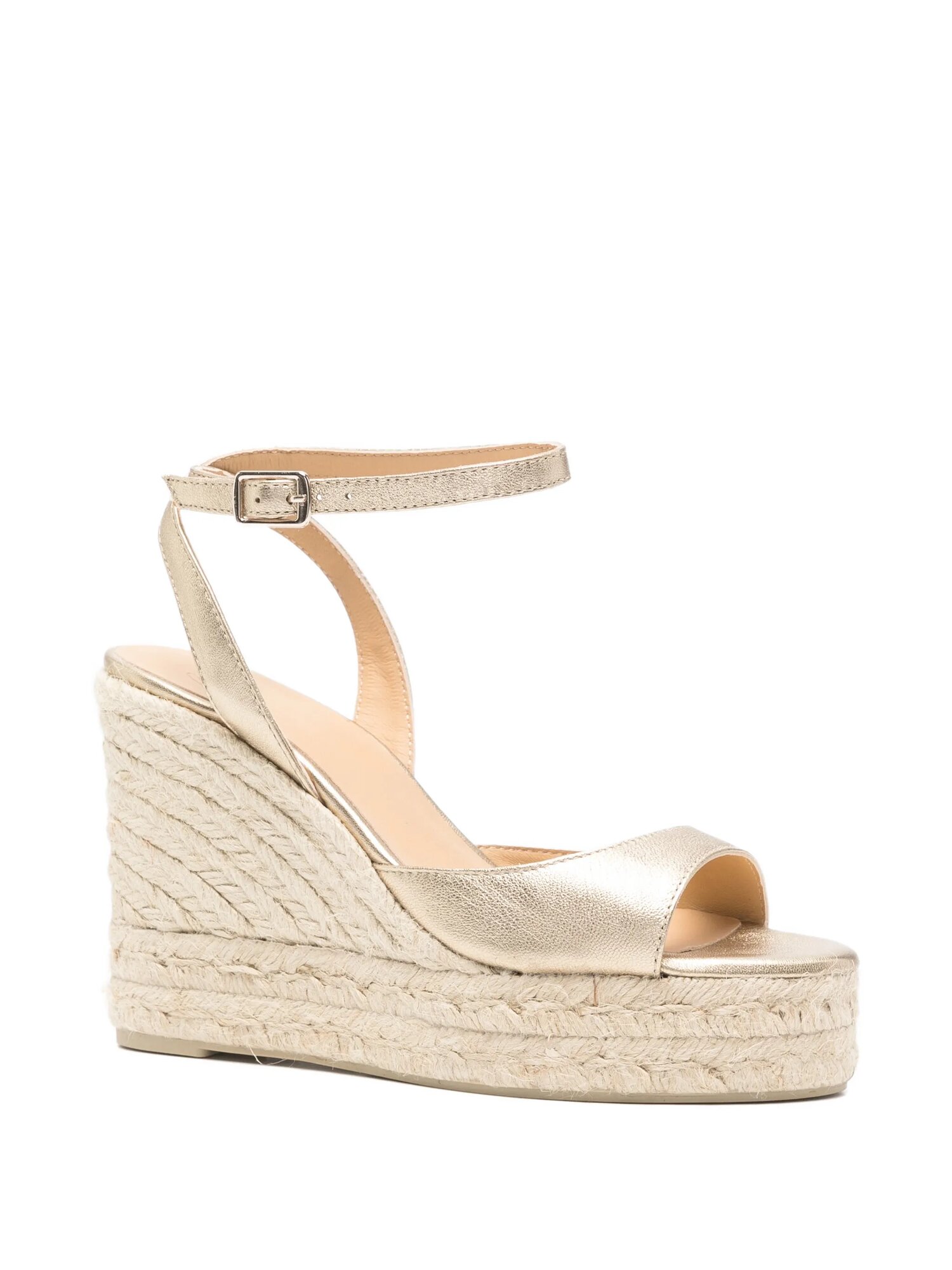 Эспадрильи Castaner Ankle strap wedge espadrilles, размер 41, gold — фото 1