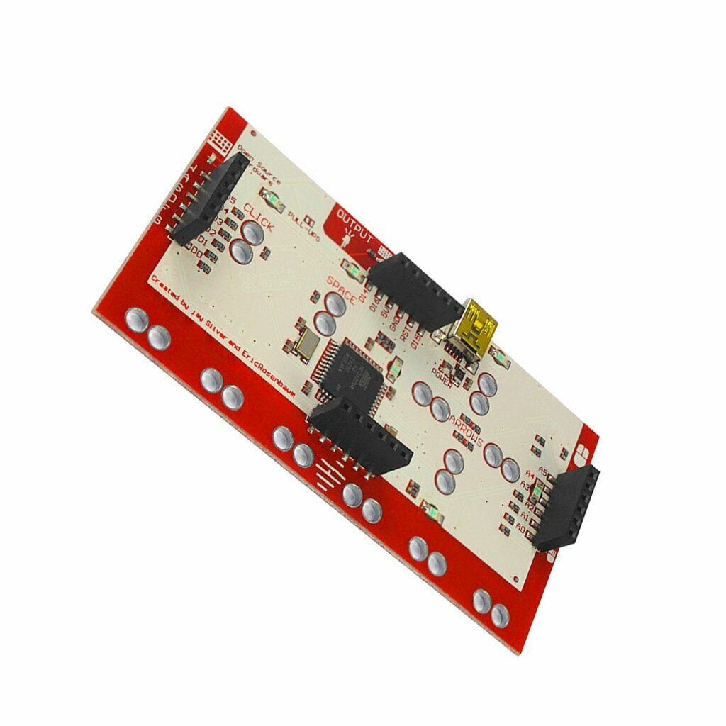 Комплект контроллера для электроники MAKEY, USB кабель и зажимы-крокодилы