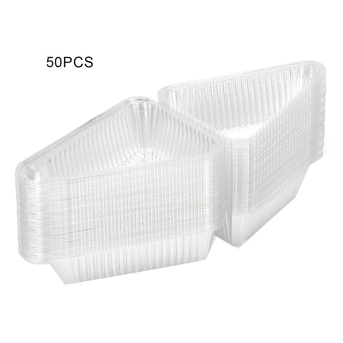 Одноразовые пластиковые контейнеры для выпечки 50 шт