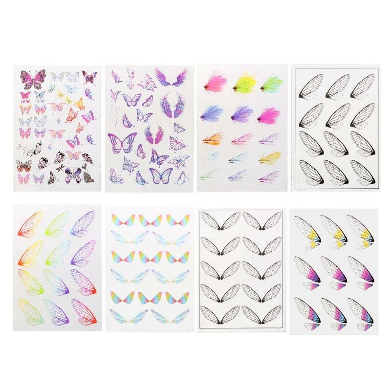 Крылья из смолы с наполнителем, Четкий