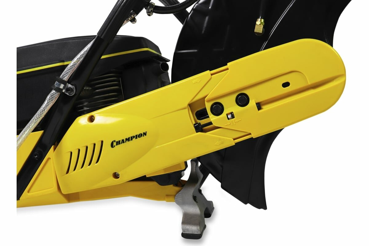 Бензорез Champion CP400, бак 1 л, 4000 Вт (5,5 л. с.), без диска, D400 мм, 4000 об/мин, желтый/черный