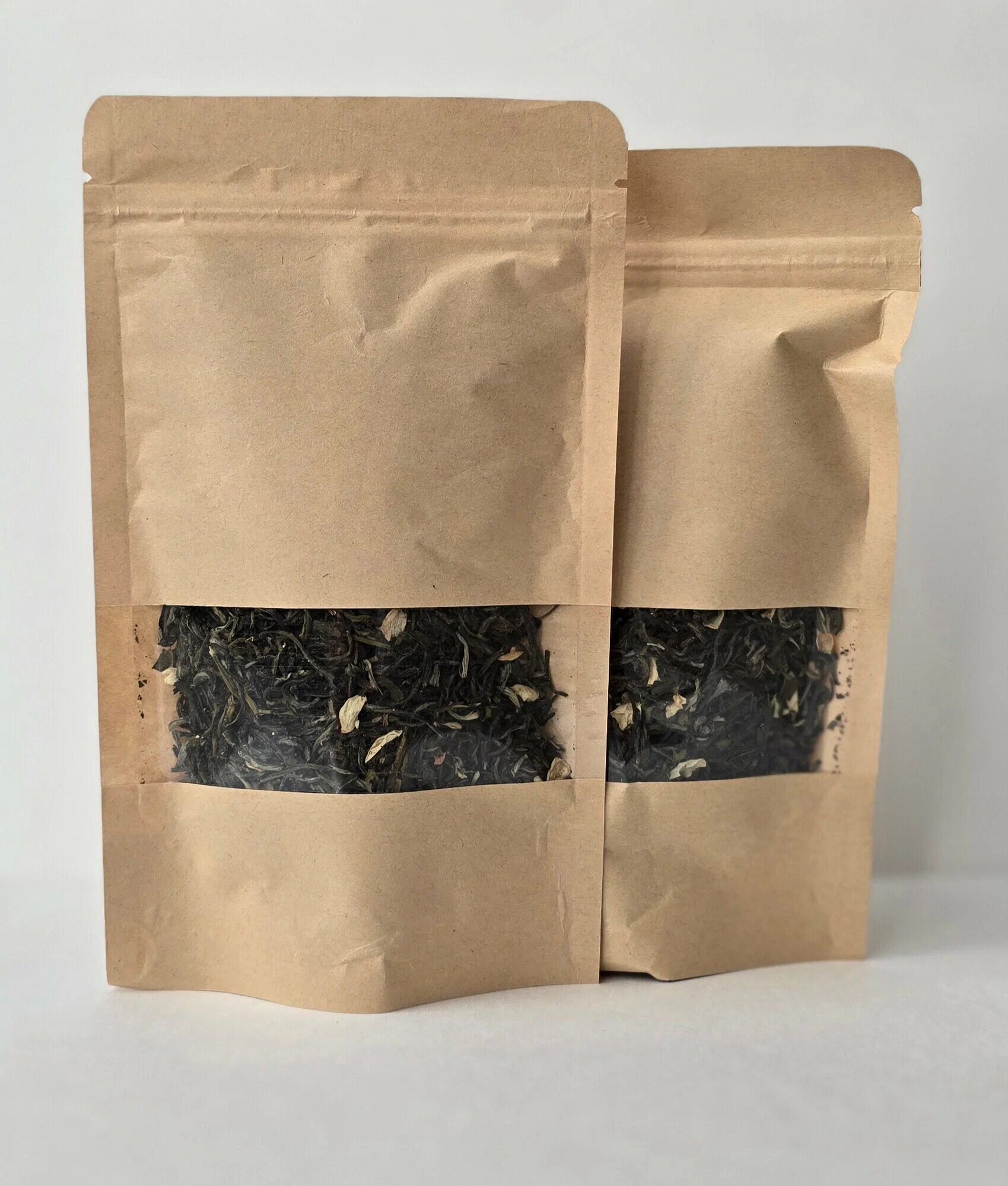 Чай Улун Жасмин, китайский листовой, с натуральными цветами, зелёный, 50г