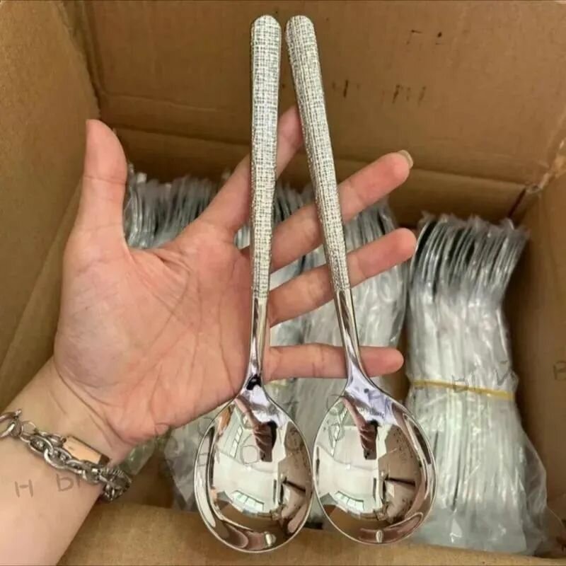 Нож столовый 6 предм. серебристый