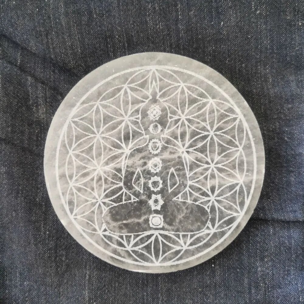 1 шт. селенит пластина(10cm)