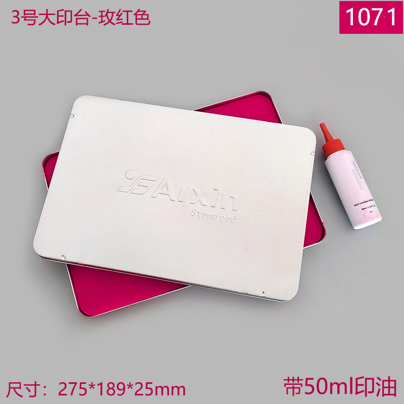 Большой быстросохнущий штемпельный блок красного и черного цветов, для отпечатков рук и ног, квадратный штемпельный блок, большая заготовка для штампа, многоцветный штемпельный блок.
