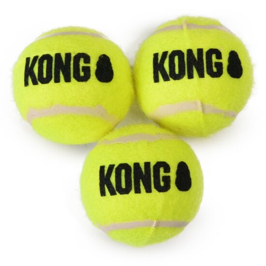 Игрушка Конг Теннисный мячик 3шт 5см для мелких собак и кошек AST5E