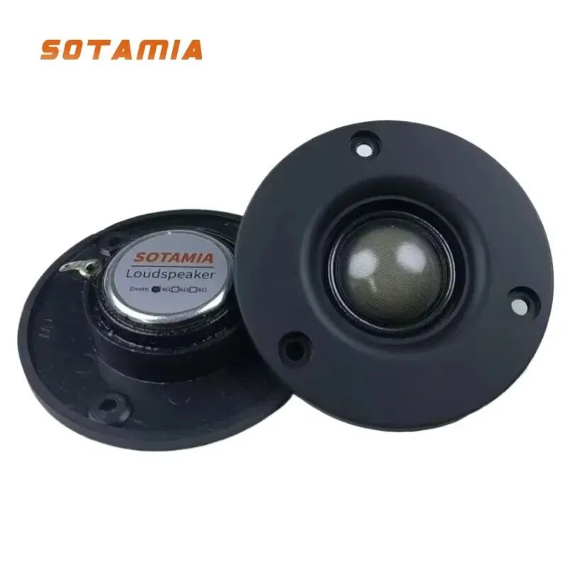 SOTAMIA 2Pcs 3-дюймовый Твитер Аудио Динамик 4 Ом 30 Вт с высокими частотами из шелковой пленки, мощный громкоговоритель для домашнего кинотеатра Hifi Music
