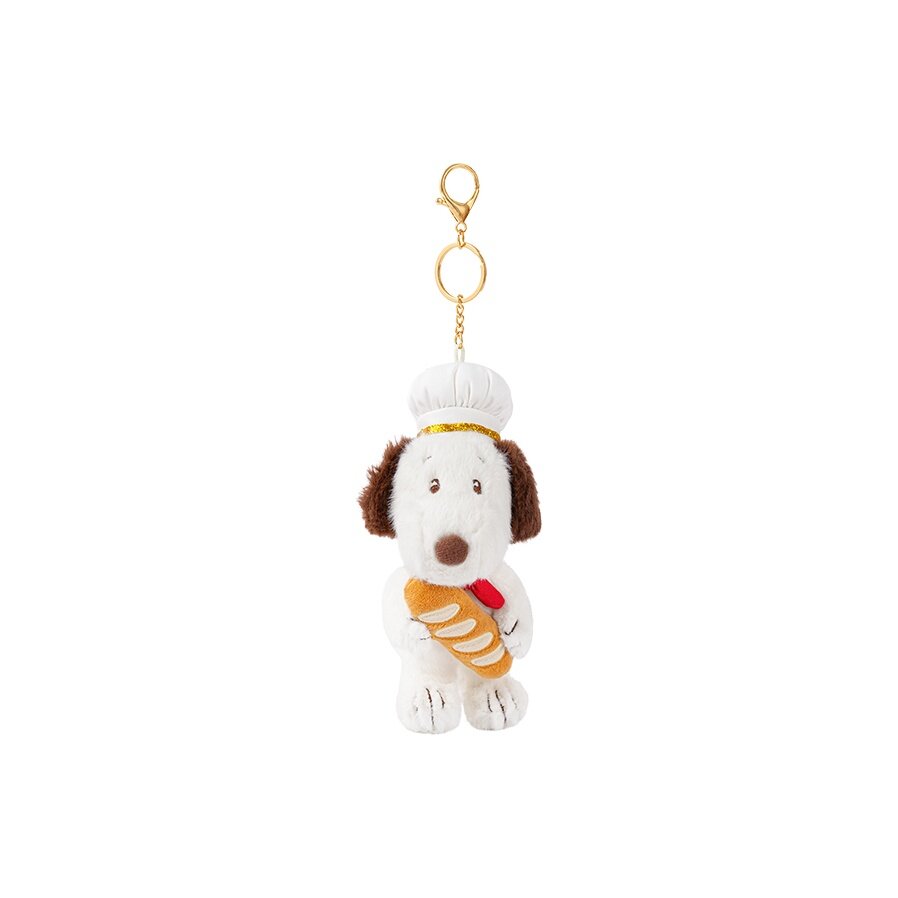 M&G SHOP PEANUTS Серия для выпечки Плюшевые брелки Шеф Снупи и ученик Вудстока 16 см/15 см
