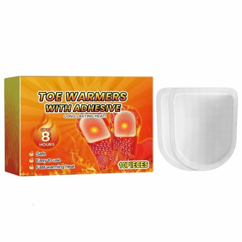 Одноразовые теплые стельки для ног, 8 часов обогрева