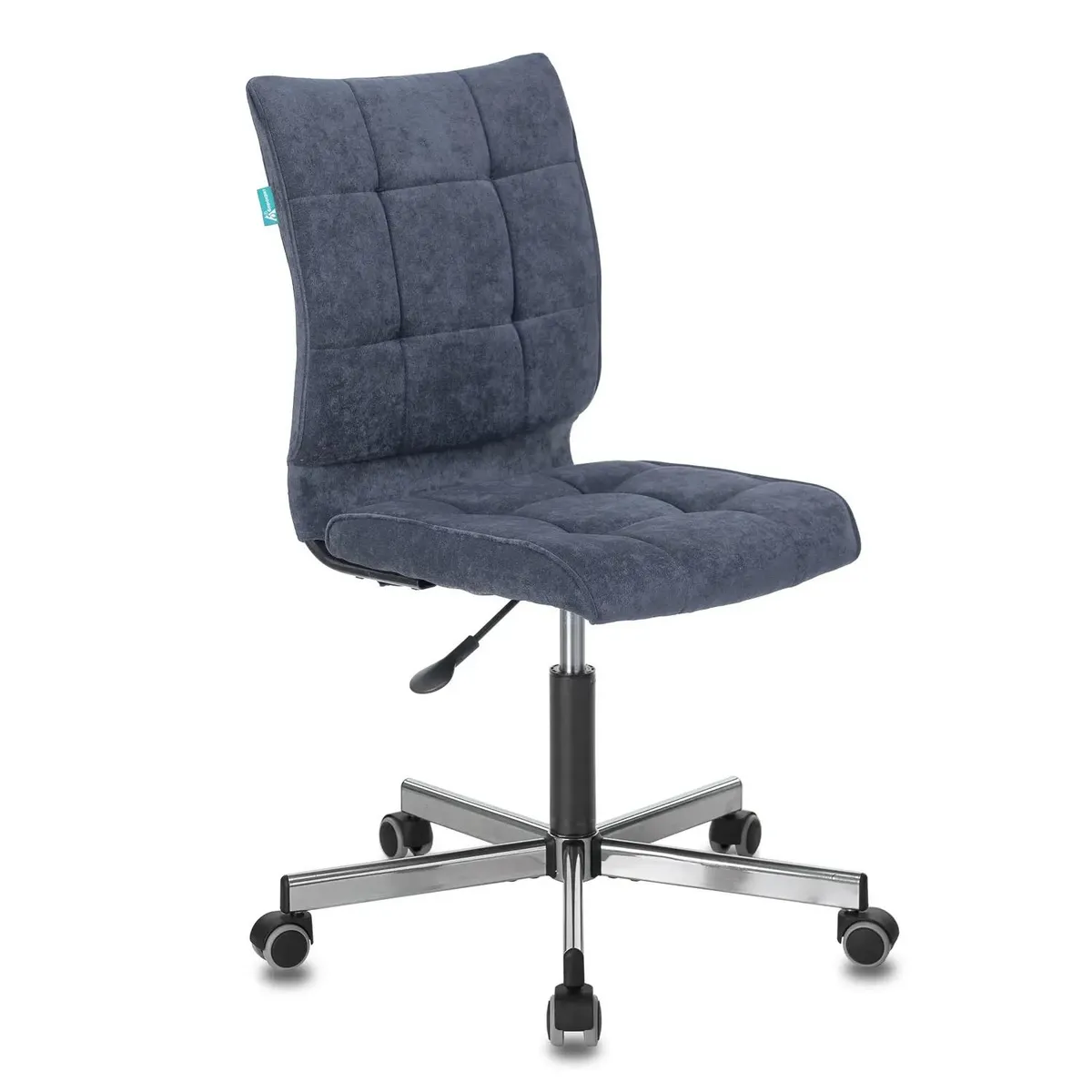 Кресло компьютерное Бюрократ CH-330M/LT-27 на колесиках, ткань, темно-синий