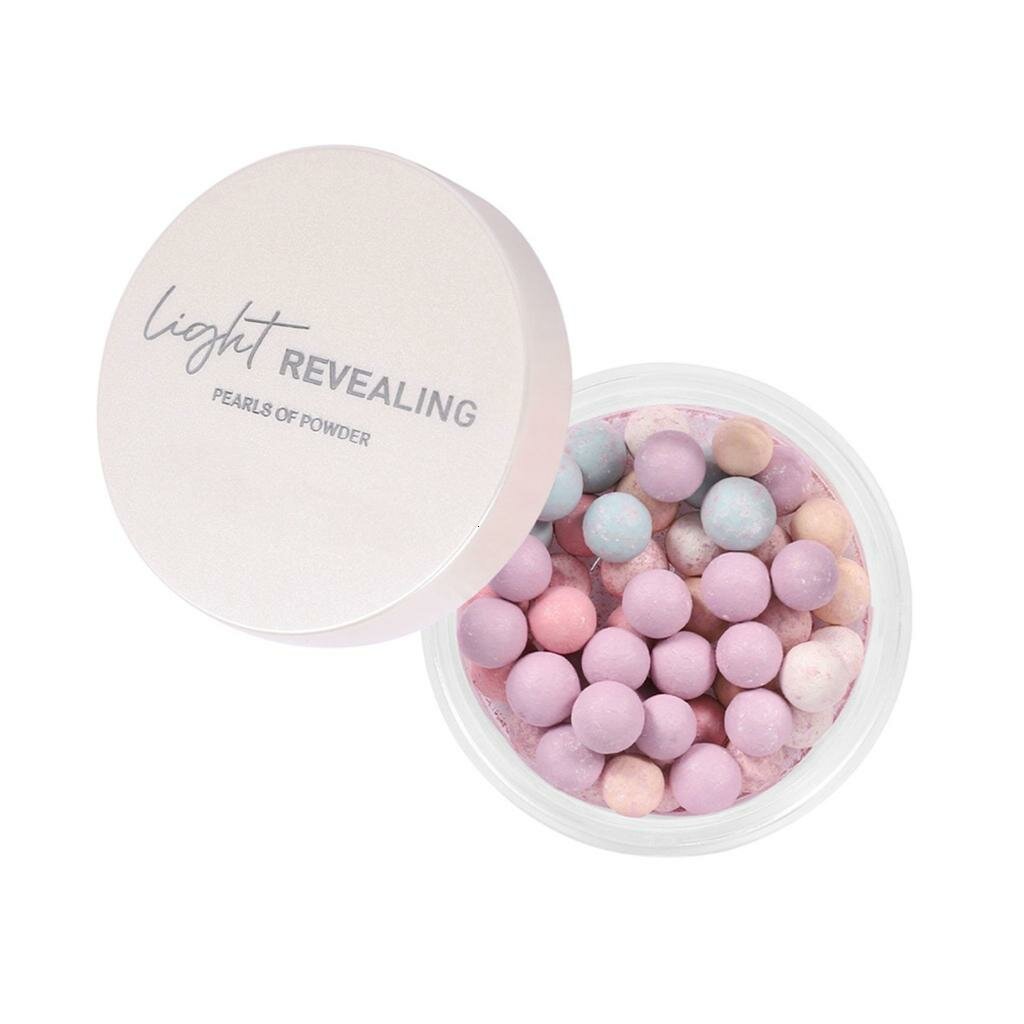 Пудра фиксирующая рассыпчатая с перламутром, 5 цветов, стиль04