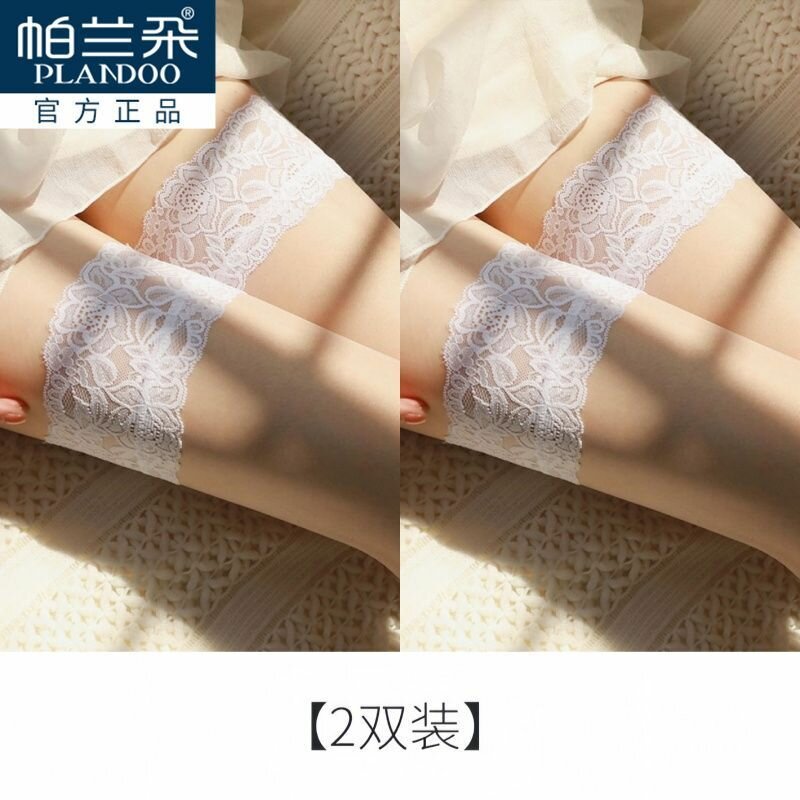 Чулки Palando Lace Extended, длинные, ультратонкие, черные, противоскользящие, ретро, выше колена, сексуальные чулки до бедра