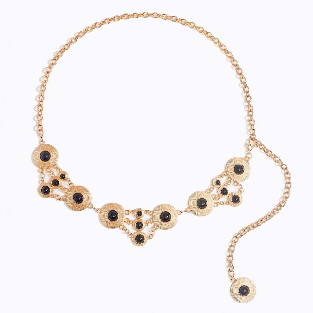 Этнический пояс с драгоценными камнями для праздников и походов