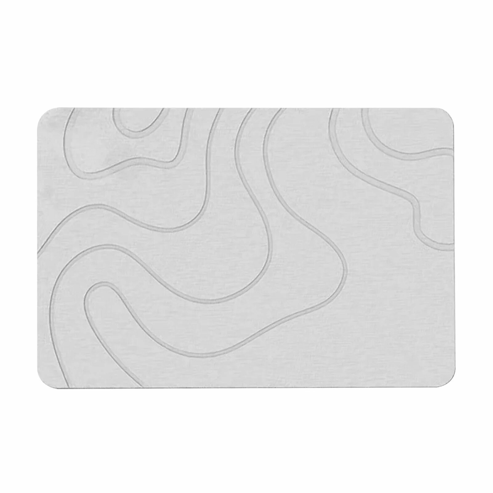 Коврик для ванной из диатомитового камня Белый, Gray