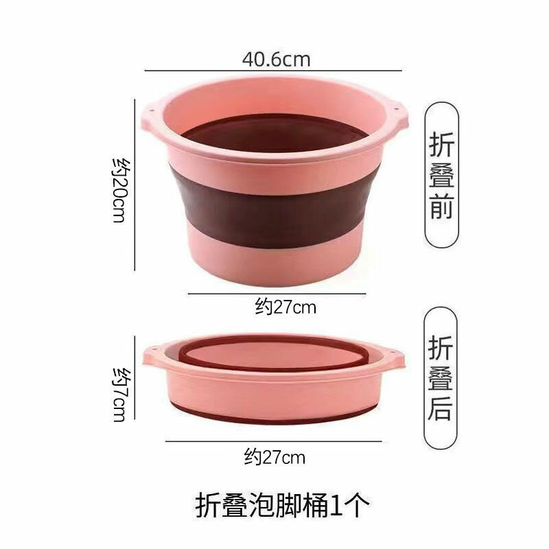 Складная ванночка для ног, домашняя, компактная, пластиковая, массажная ванночка для ног, ведро для замачивания ног для взрослых, оптовая продажа ведер для замачивания ног