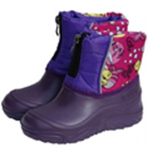 Обувь полусапоги подростковые ЭВА надставка молния утепленные МЕХ 14СМ В ассорт ПС-03 р.31 ASD