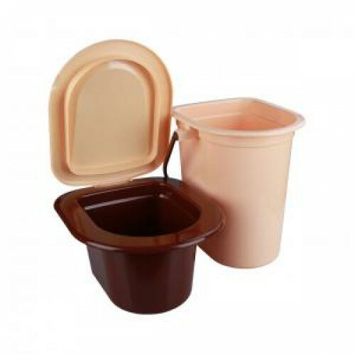 Ведро туалет 17Л со съемным горшком альтернатива