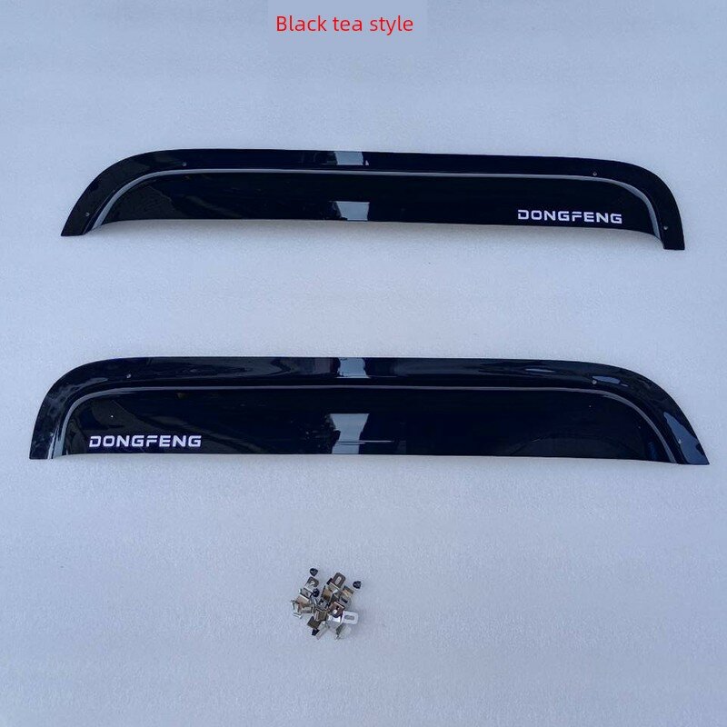 Дефлекторы окон (ветровики) для грузовиков Dongfeng Xintianlong KLKCVL Hercules Xintianjin KRVRKS, защита от дождя